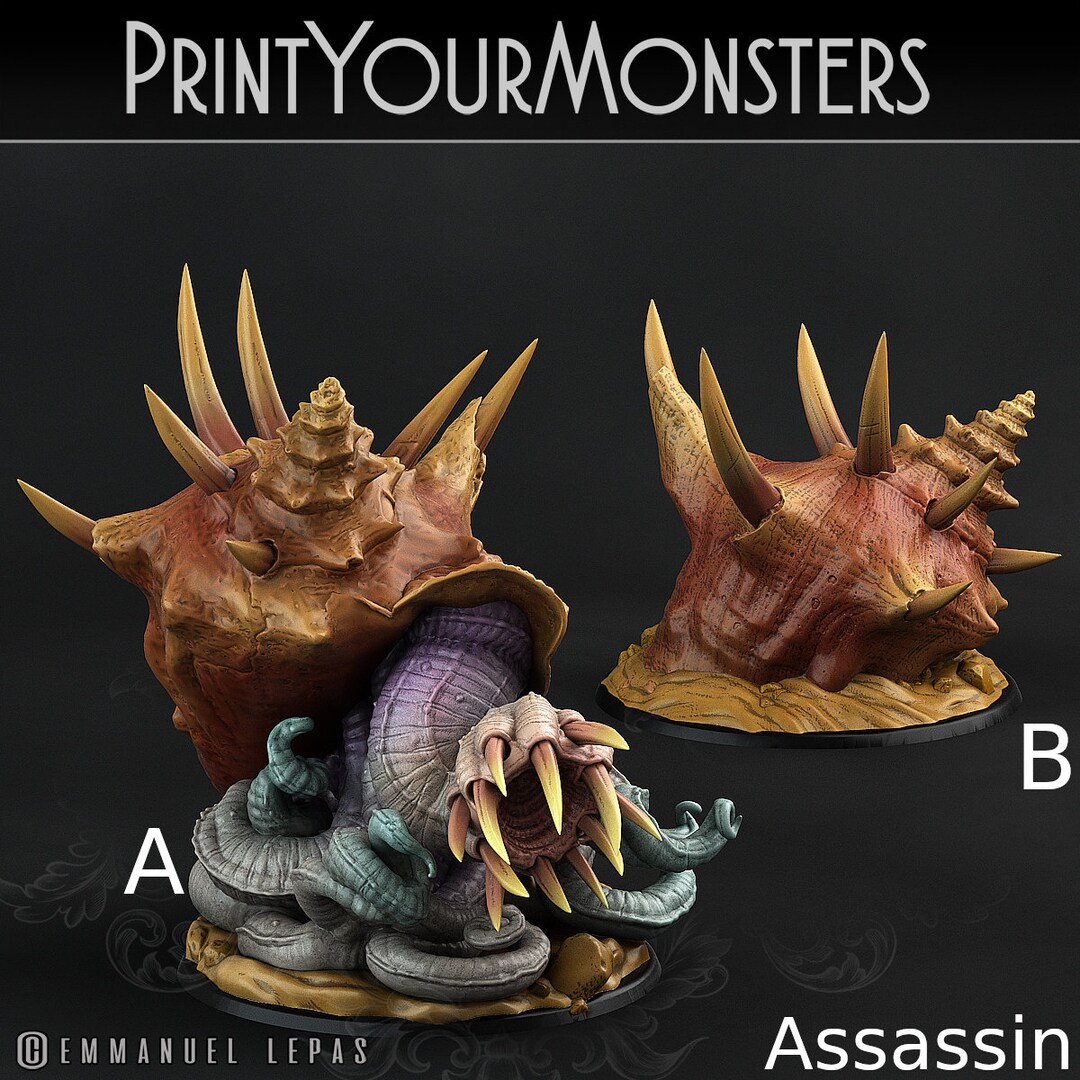 Assassin Octopus - Print Your Monsters | 28mm and 32mm | Wargaming ...