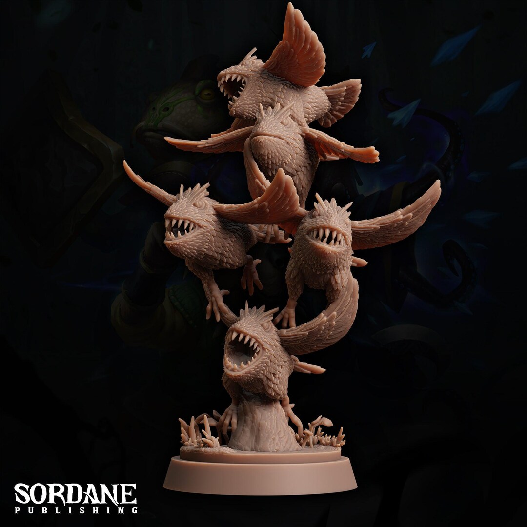 Kroko Swarml Toothy Bird Monsters - Sordane Publishing | 28mm and 32mm ...