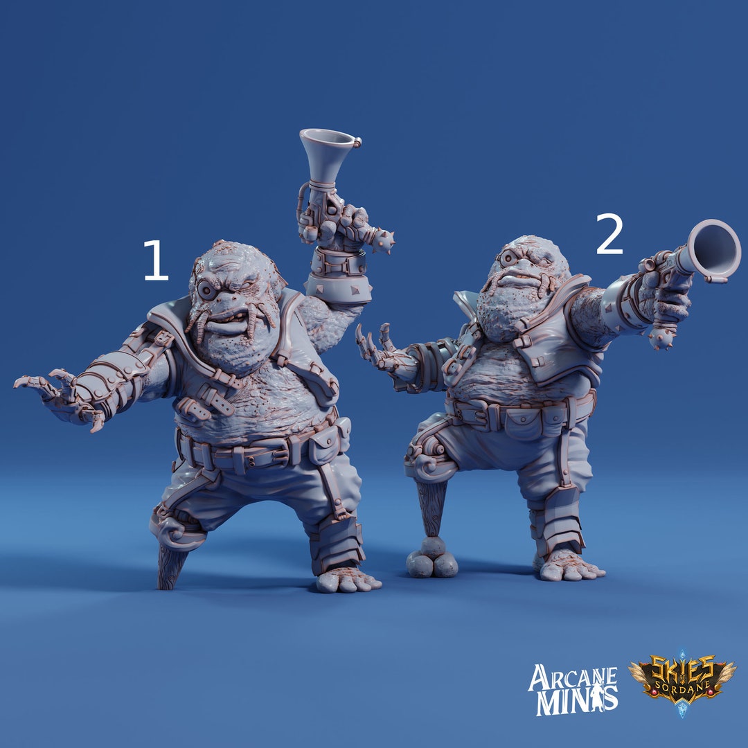 Anoran Barge Captain Arcane Minis 32mm Junkers Plight Rogue Bandit ...