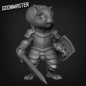 Squirrel Knights - Goonmaster | Stalwart Squirrels | Miniature ...