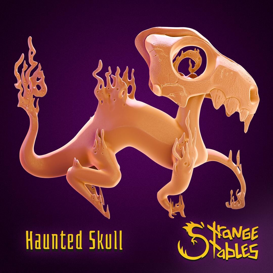 Haunted Skull - Strange Stables | 28mm and 32mm | Wargaming | Dnd ...