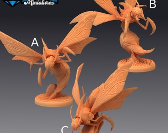 Giant Wasp Mini DND Pathfinder Dungeons & Dragons RPG - Etsy