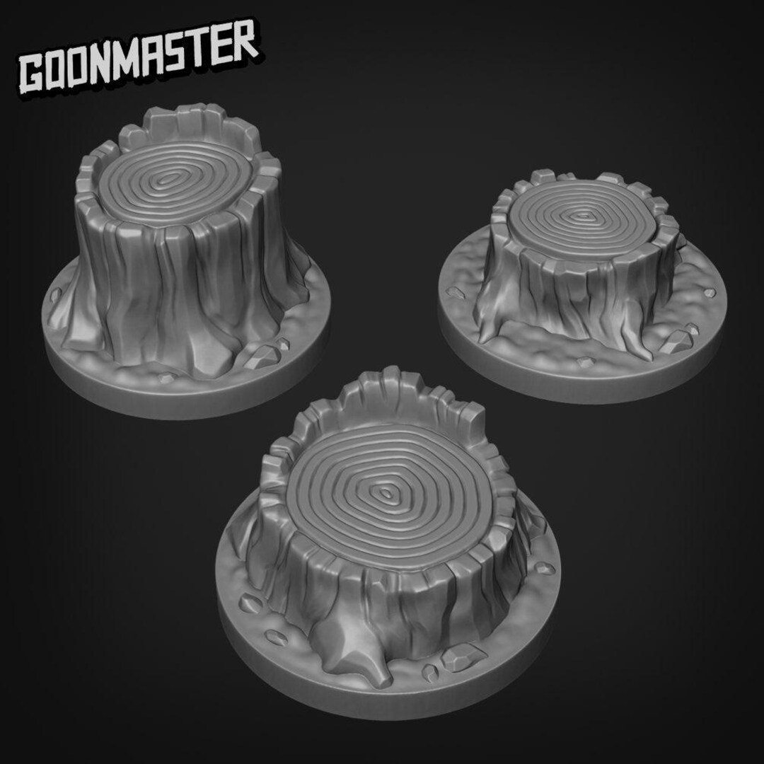 25mm Stump Bases - Goonmaster | 28mm and 32mm | Wargaming | Dnd ...