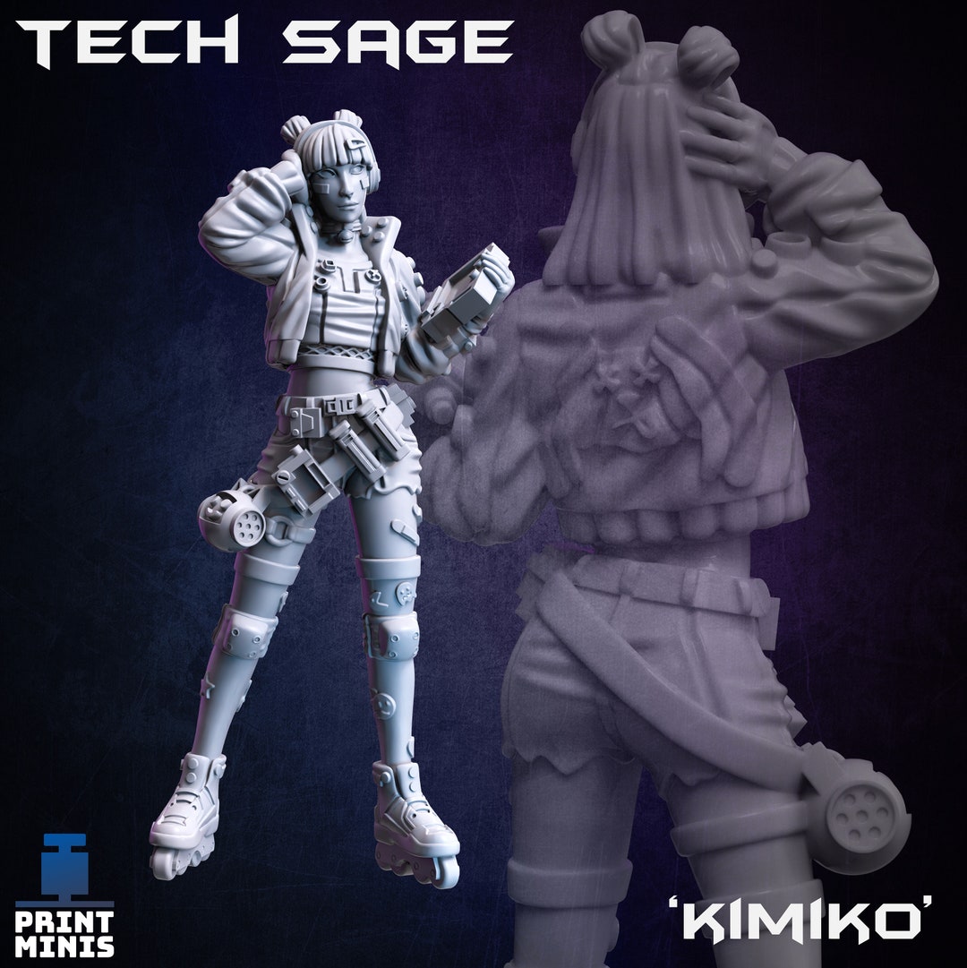 Tech Sage - Print Minis | Sci Fi | Rogue | Infiltrator | Technician ...