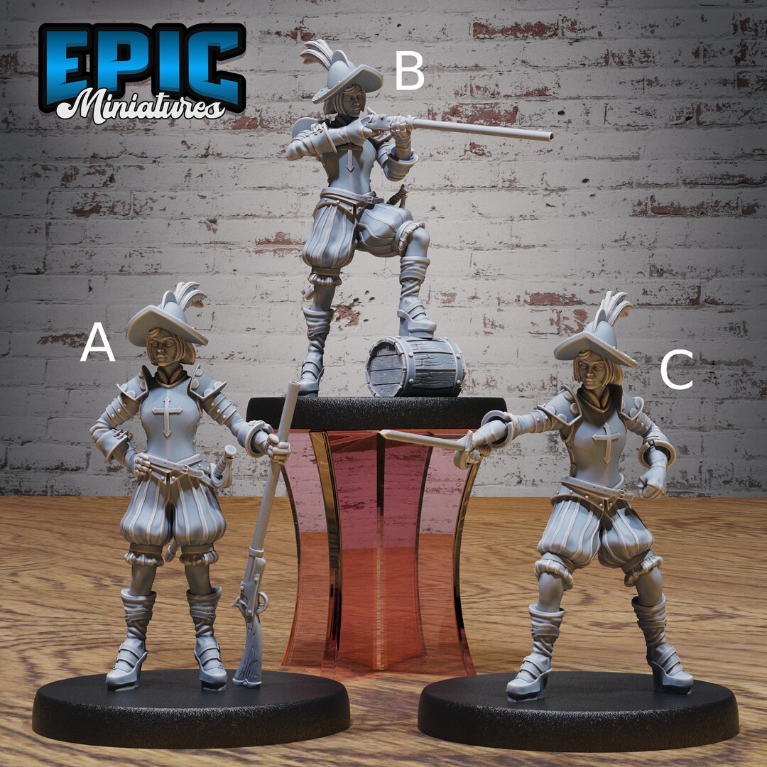 Young Conquistador Female - Epic Miniatures | New World Conquest | 28mm ...