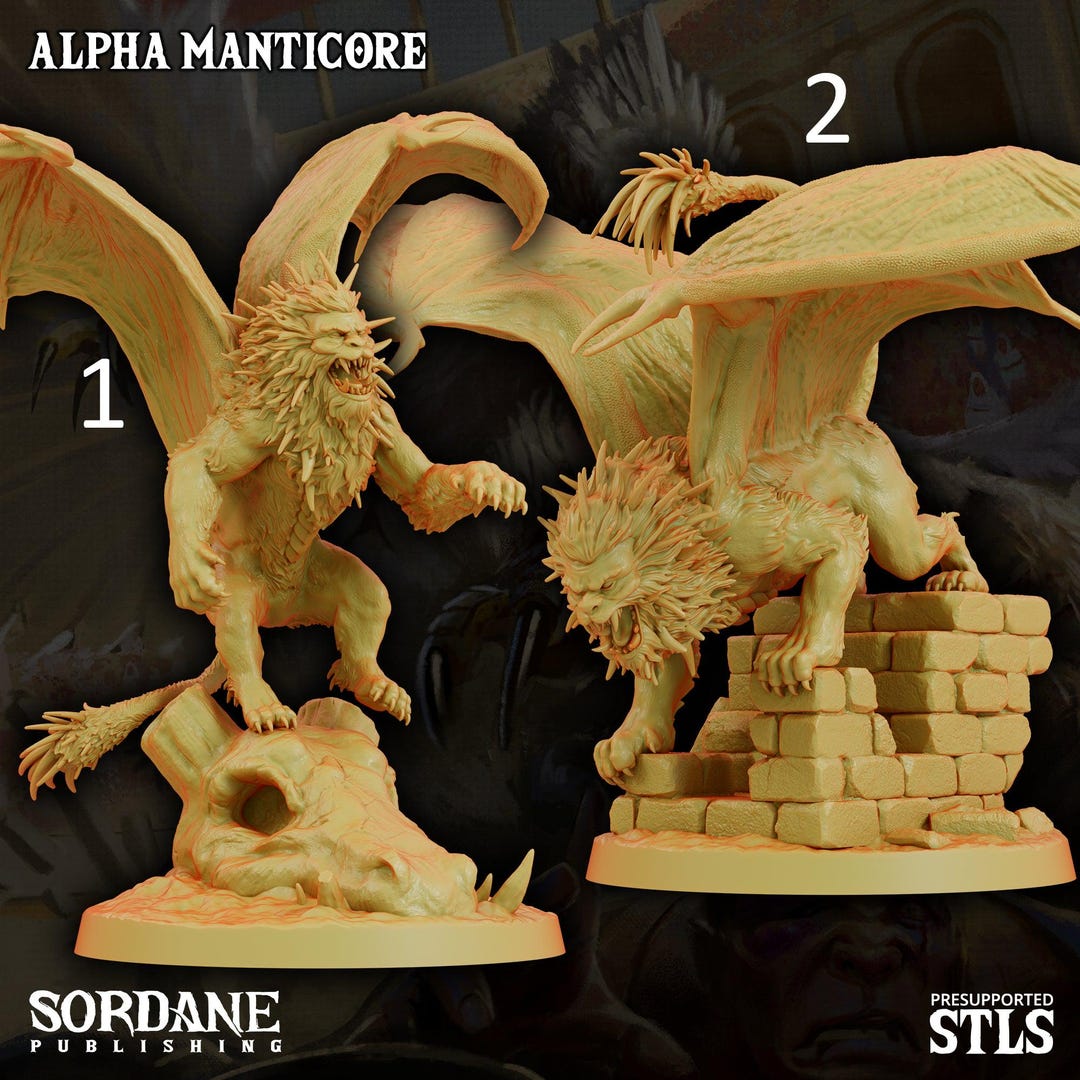 Alpha Manticore - Sordane Publishing | 28mm and 32mm | Wargaming | Dnd ...