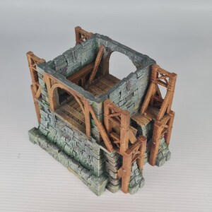 Bridge-kit-with-toll 3DP4U Medieval Town Miniature Wargaming ...