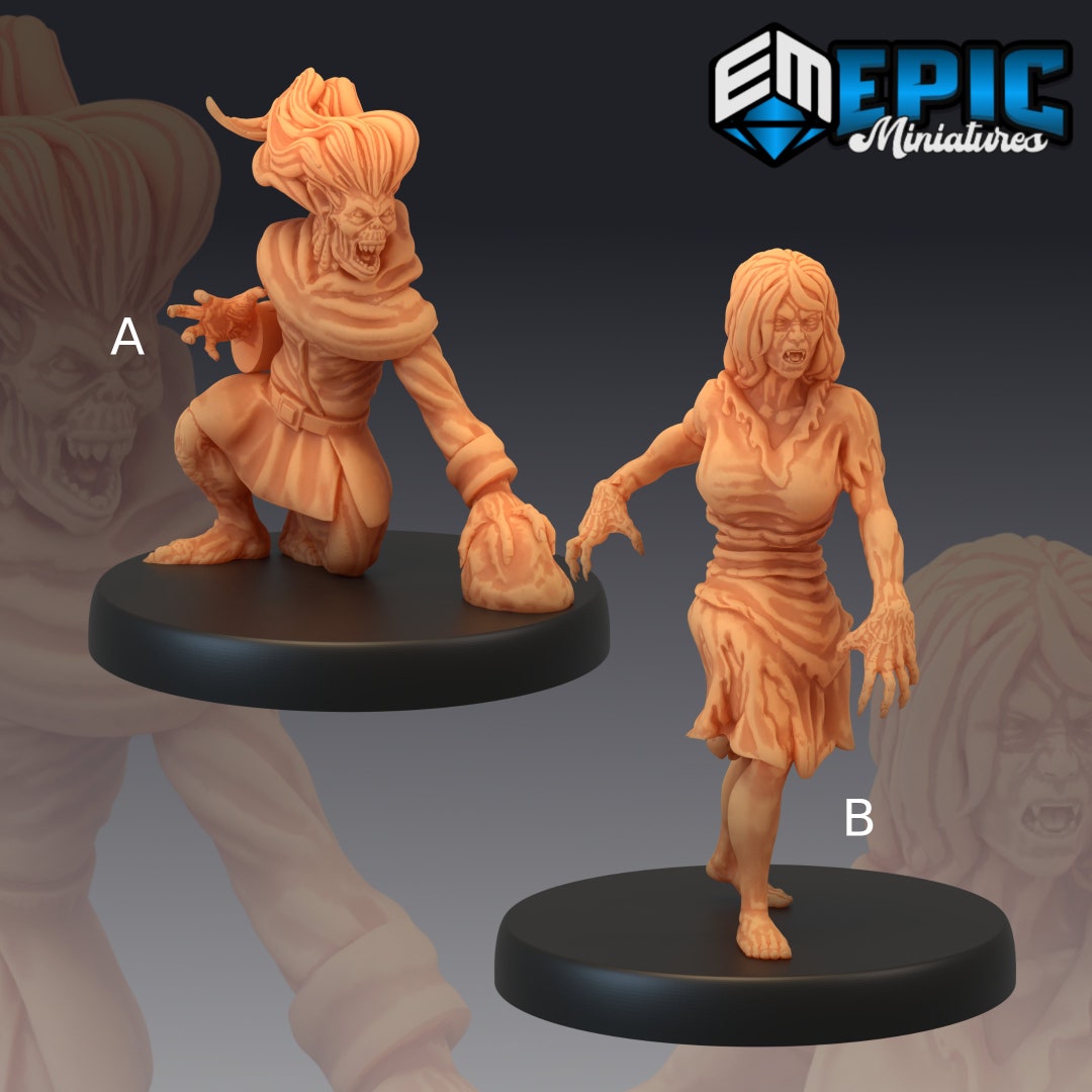 Vampire Spawn Epic Miniatures Vampire Spawn D&D - Etsy