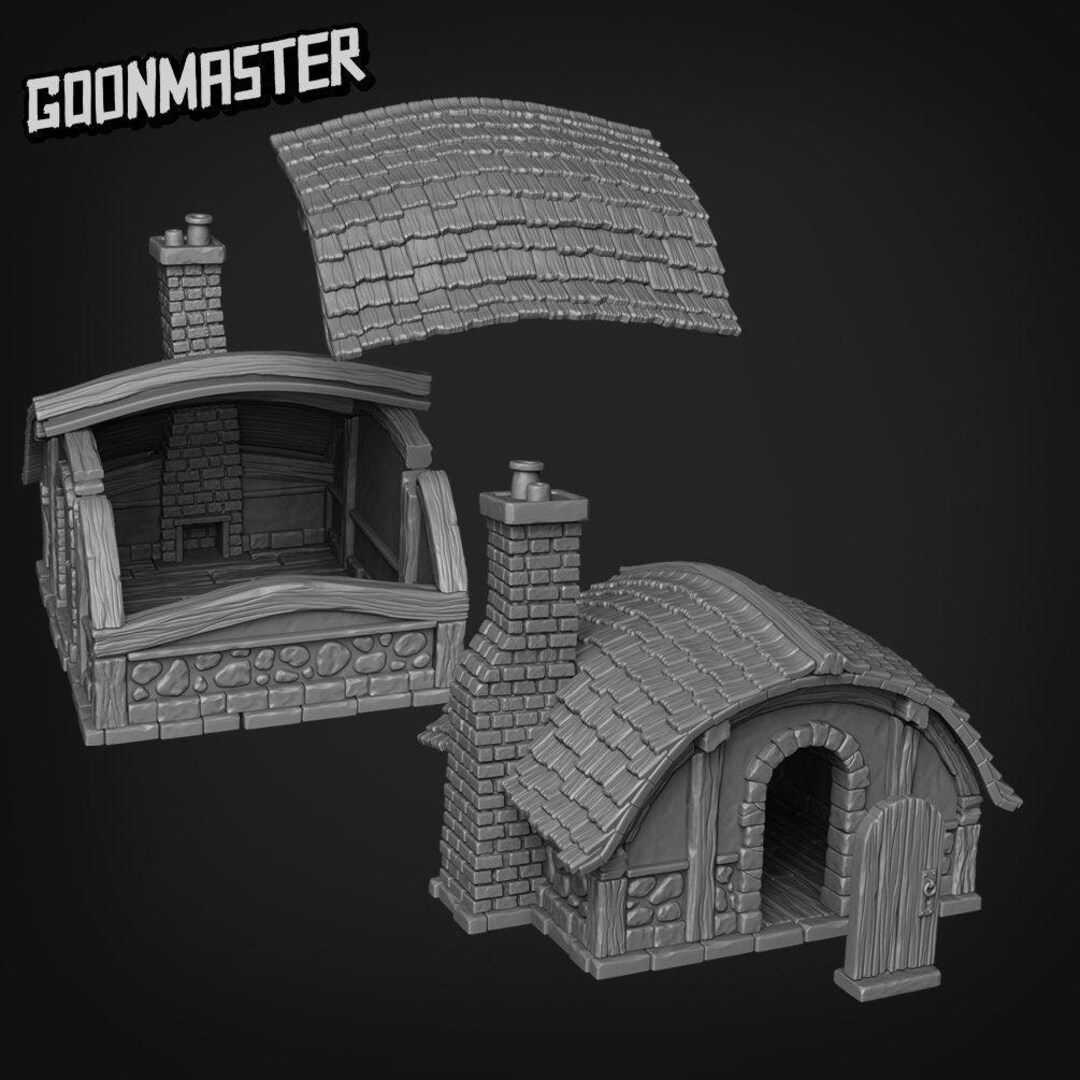 Modular Badger Hovel - Goonmaster | 28mm and 32mm | Wargaming | Dnd ...
