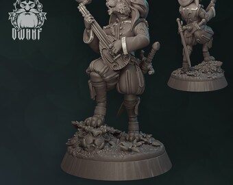 Undead Bard Miniature - Etsy