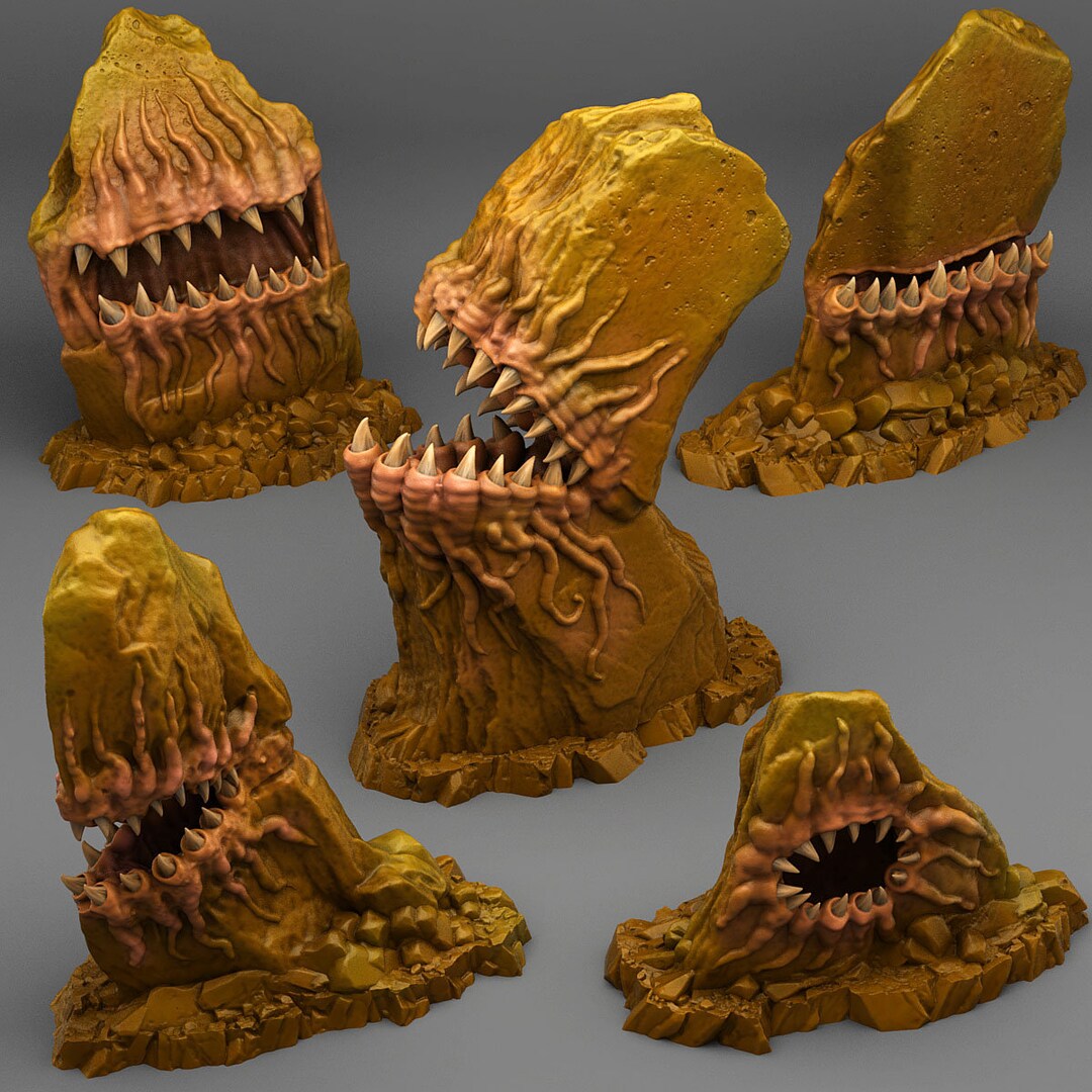 Carnivorous Stones - Fantastic Plants and Rocks | Print Your Monsters ...
