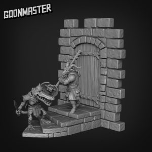 Gruff Goat Diorama Fight Scene Goonmaster Wargaming - Etsy