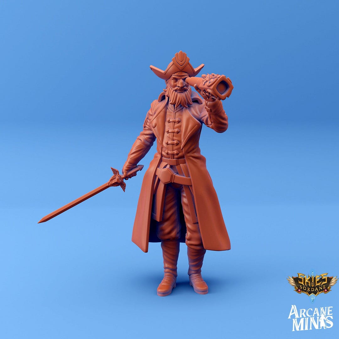 Human Admiral - Sordane Publishing | 28mm and 32mm | Wargaming | Dnd ...