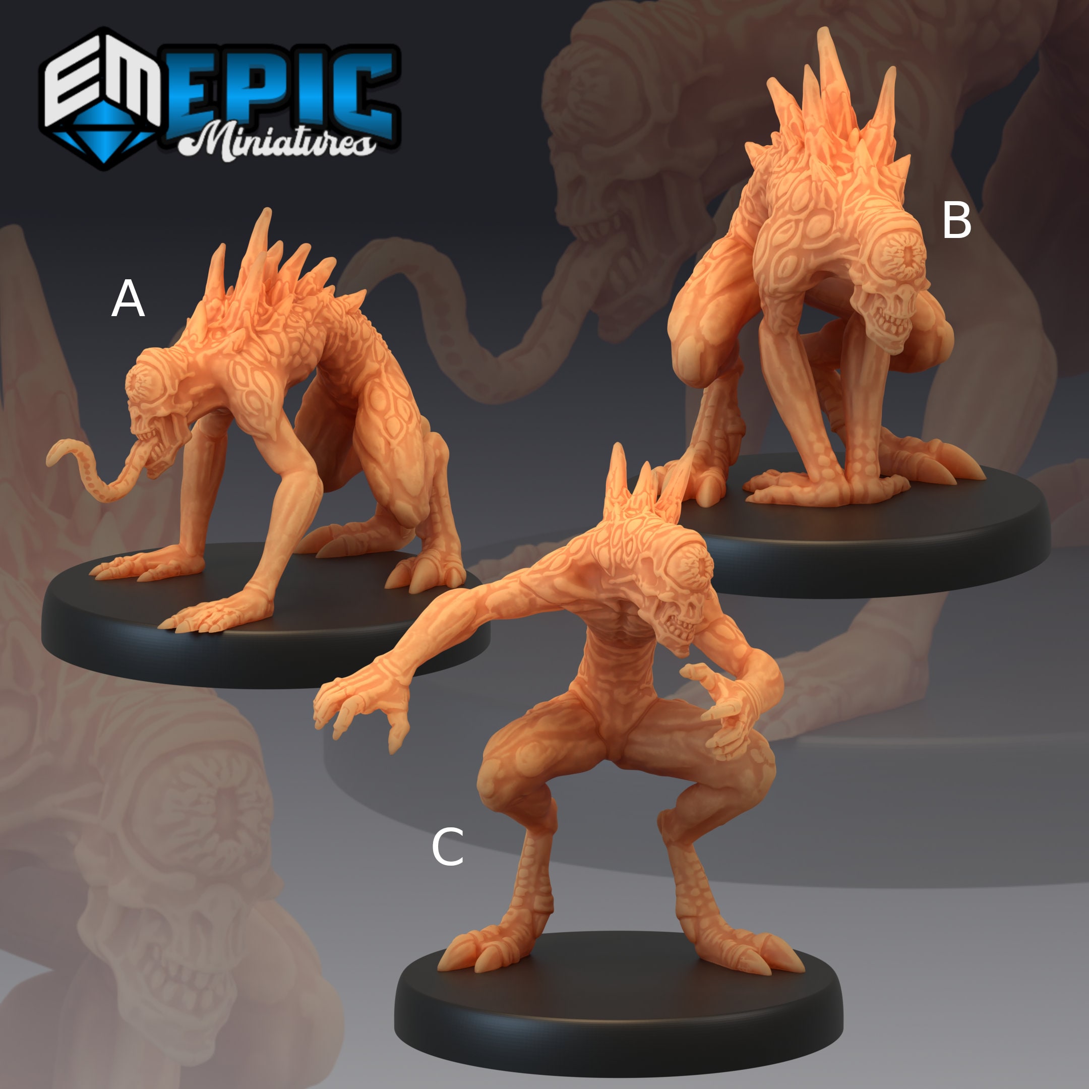 Nothic Epic Miniatures D&D Pathfinder Wargaming - Etsy Canada