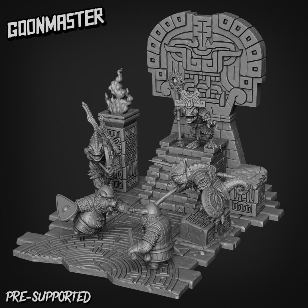 Aztec Temple - Goonmaster | Miniature | Pathfinder | Wargaming ...