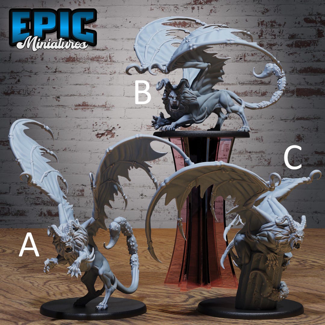 Manticore Classic - Epic Miniatures | Cultist Circle | 28mm and 32mm ...
