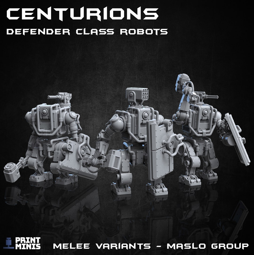 Modular Centurian Robot - Print Minis | 28mm and 32mm | Wargaming | Dnd ...