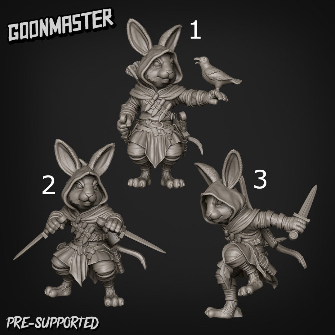 Rabbit Rogue - Goonmaster | Giraffe Guardians | Miniature | Wargaming ...