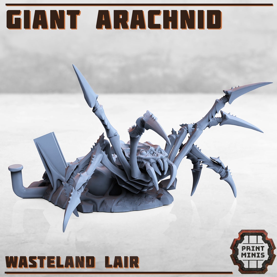 Giant Wasteland Arachnid Print Minis Sci Fi Light Infantry Imperial ...