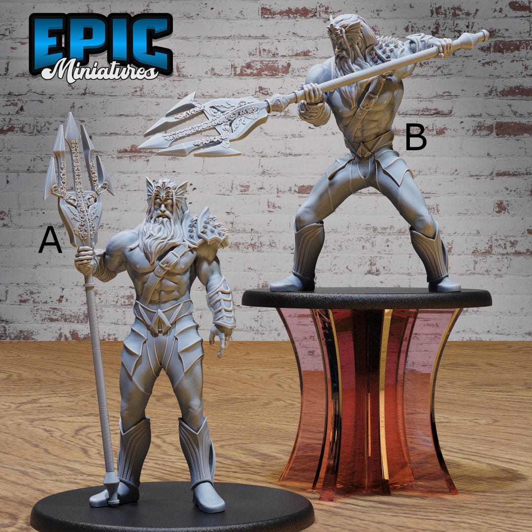 God Triton Avatar - Epic Miniatures | 28mm and 32mm | Wargaming | Dnd ...