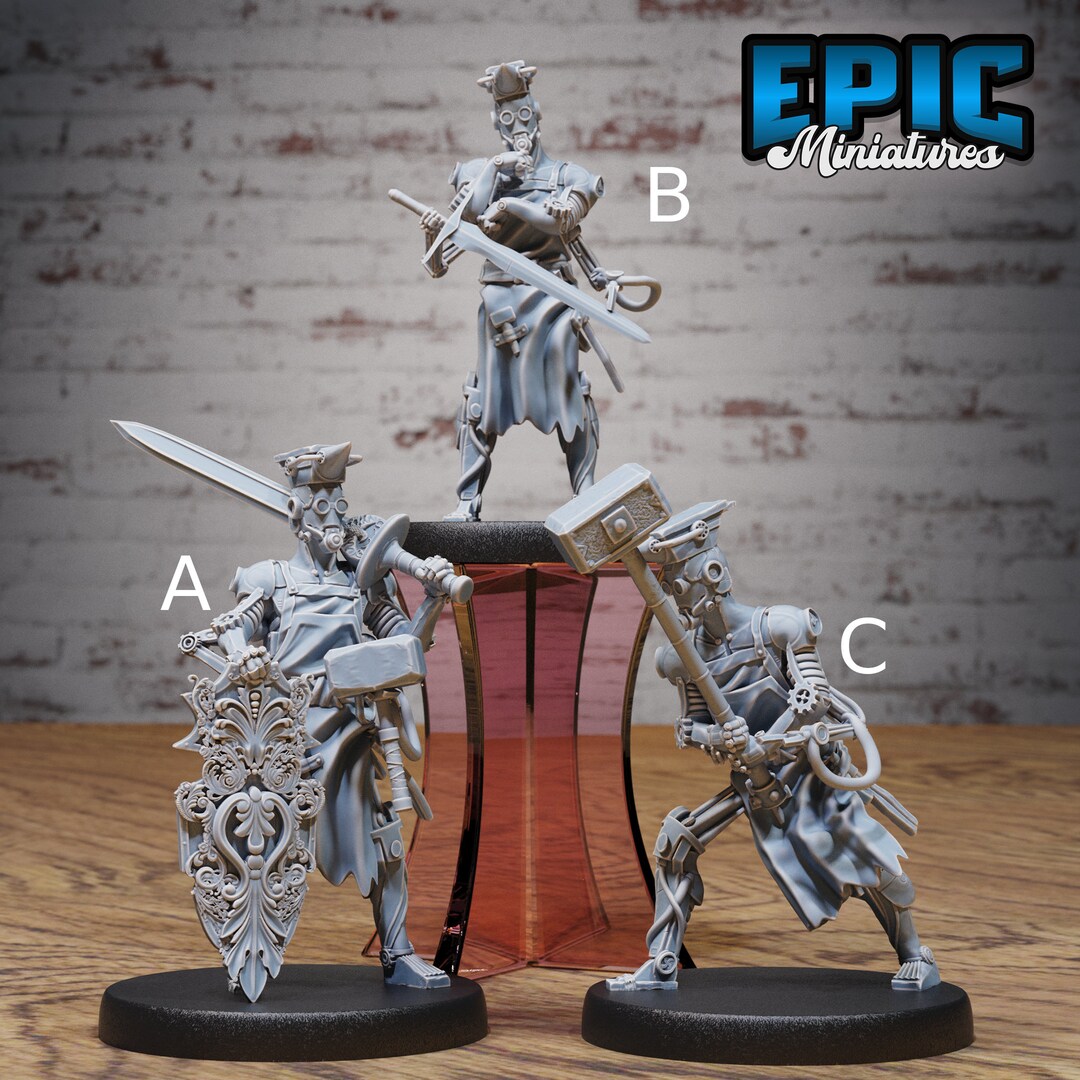 Construct Blacksmith Epic Miniatures Steam Inventions 28mm 32mm PC ...