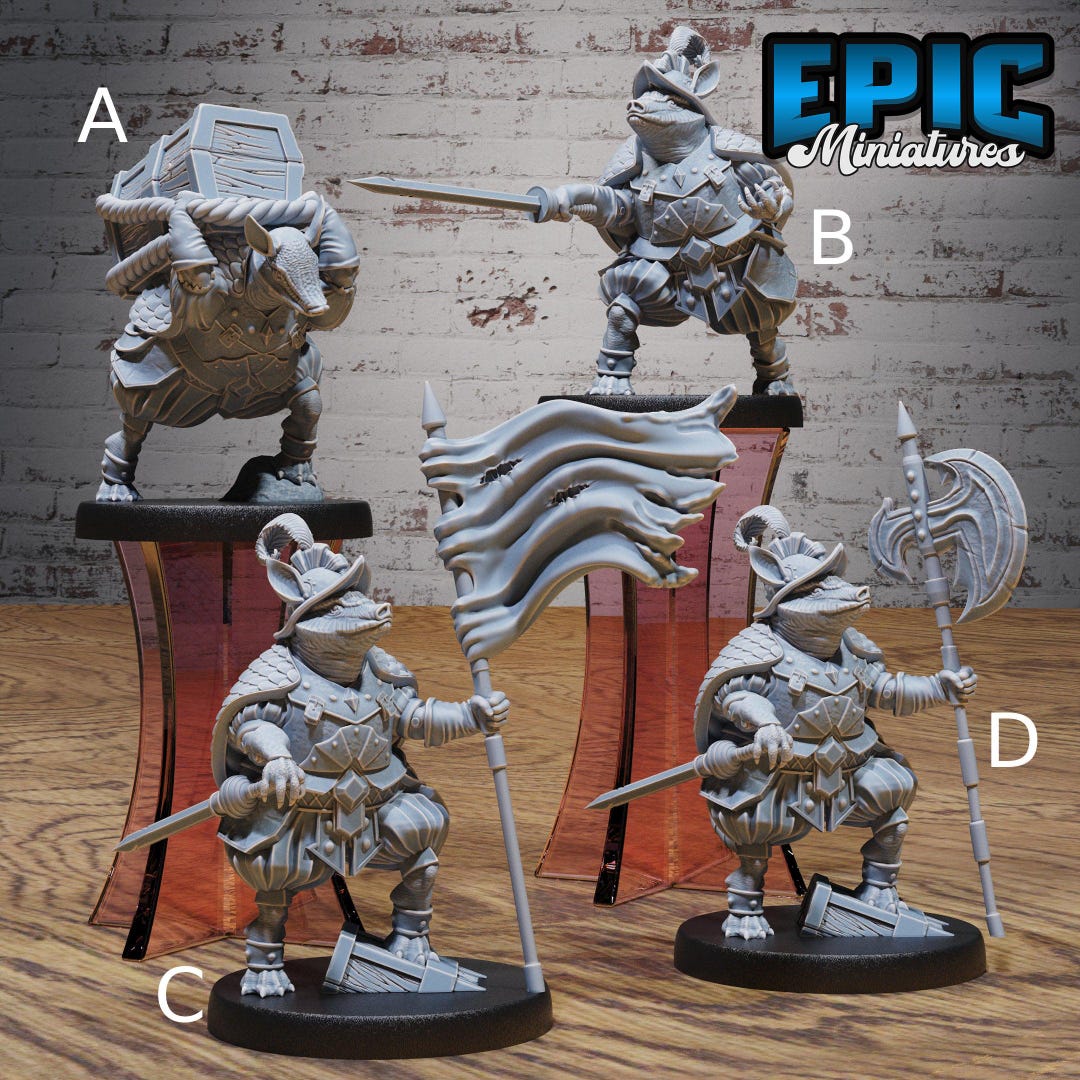 Armadillo Conquistador - Epic Miniatures | 28mm and 32mm | Wargaming ...
