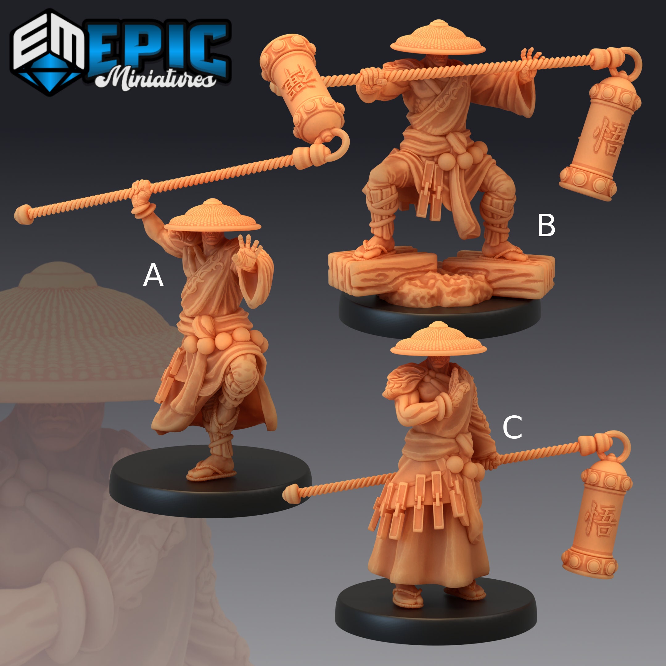Any scale from 28mm to 100mm 20430 Premium 3D Printed & Painted Fantasy ...