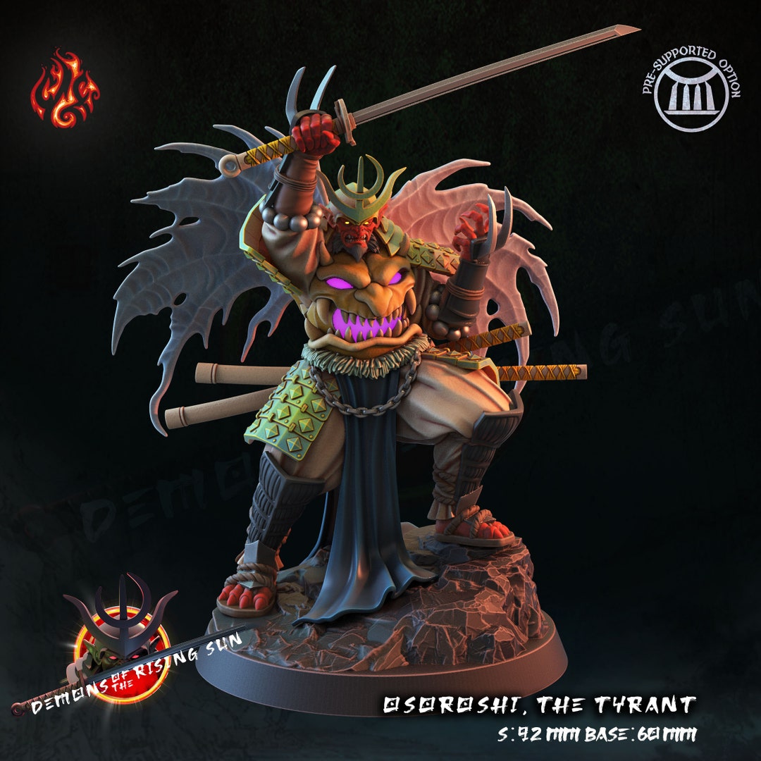 Osoroshi, the Tyrant, Demon Samurai Crippled God Foundry Demons of the ...