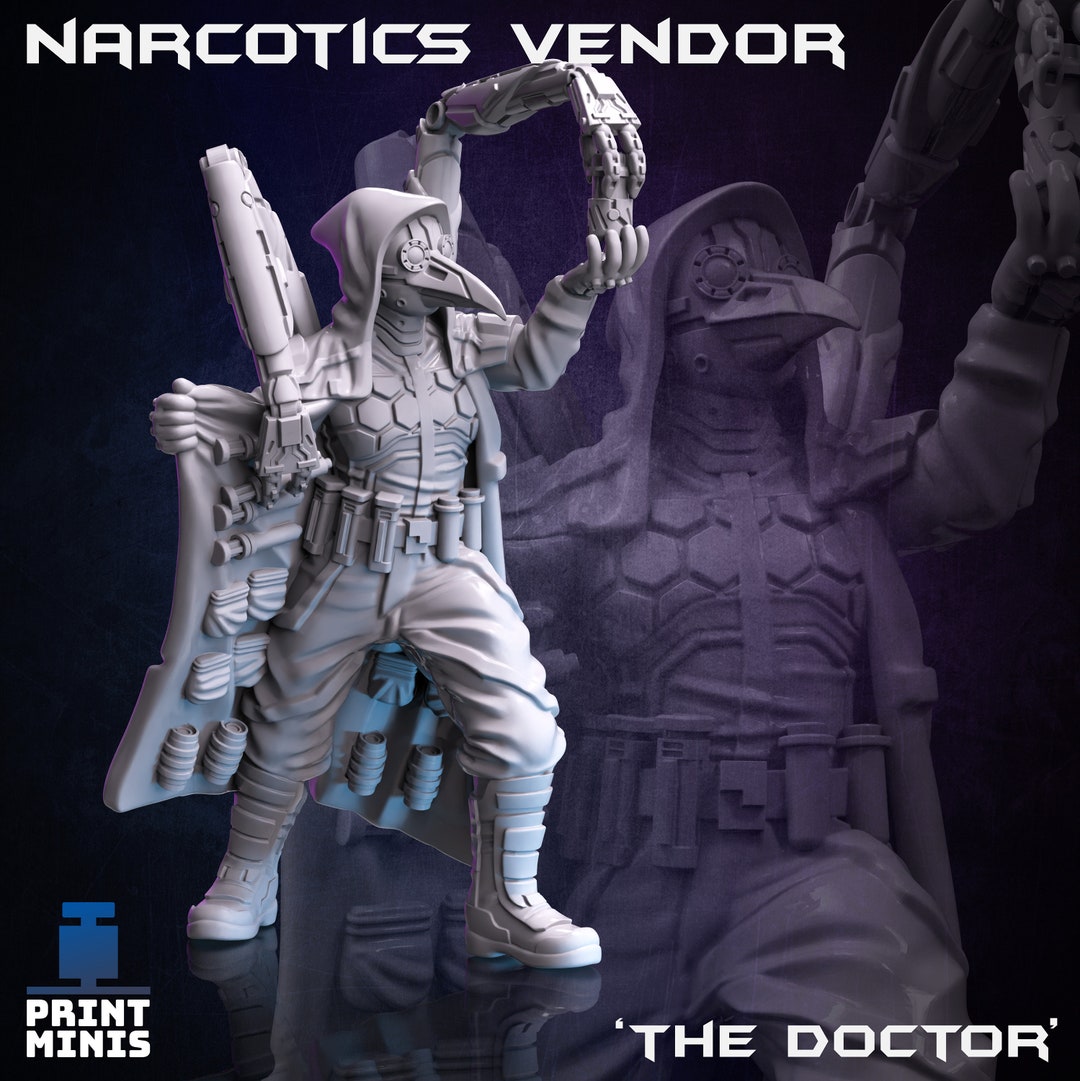 Narcotics Vendor - Print Minis | Sci Fi | Rogue | Infiltrator ...