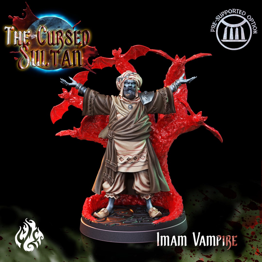 Imam, Vampire Priest - Crippled God Foundry | 32mm | the Cursed Sultan ...
