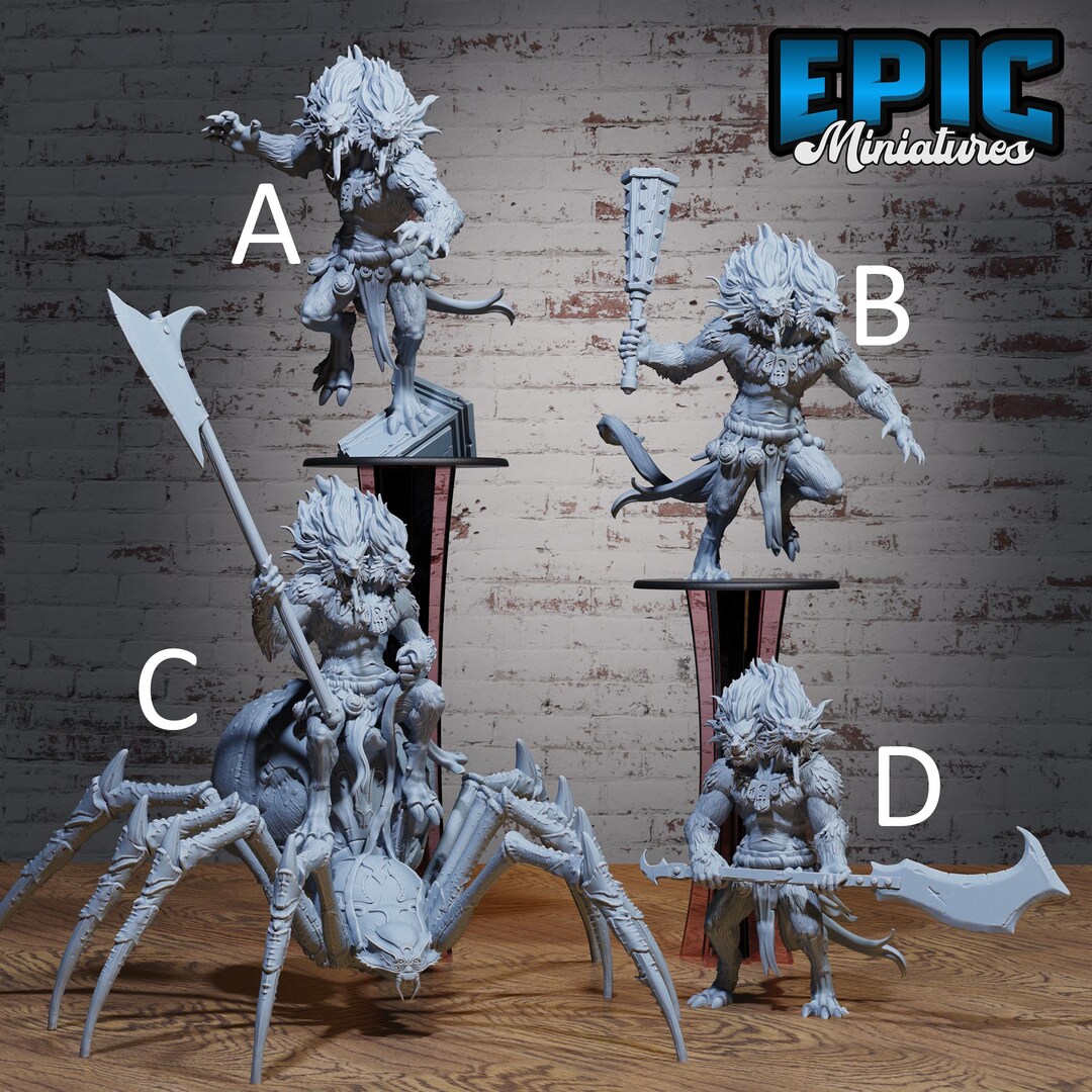 Abyssal Demon Lord - Epic Miniatures | Cultist Circle | 28mm and 32mm ...