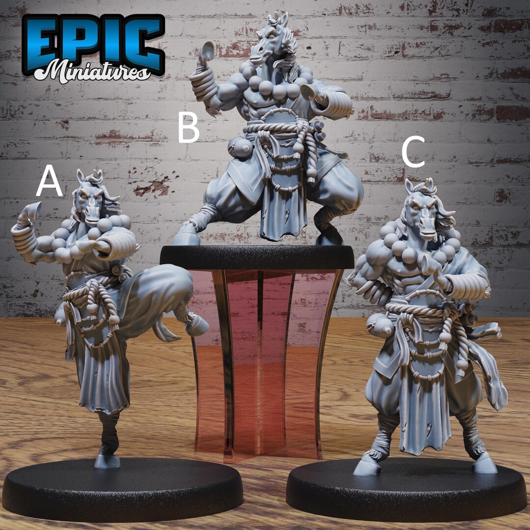 Horsefolk Monk - Epic Miniatures | 28mm and 32mm | Wargaming | Dnd ...