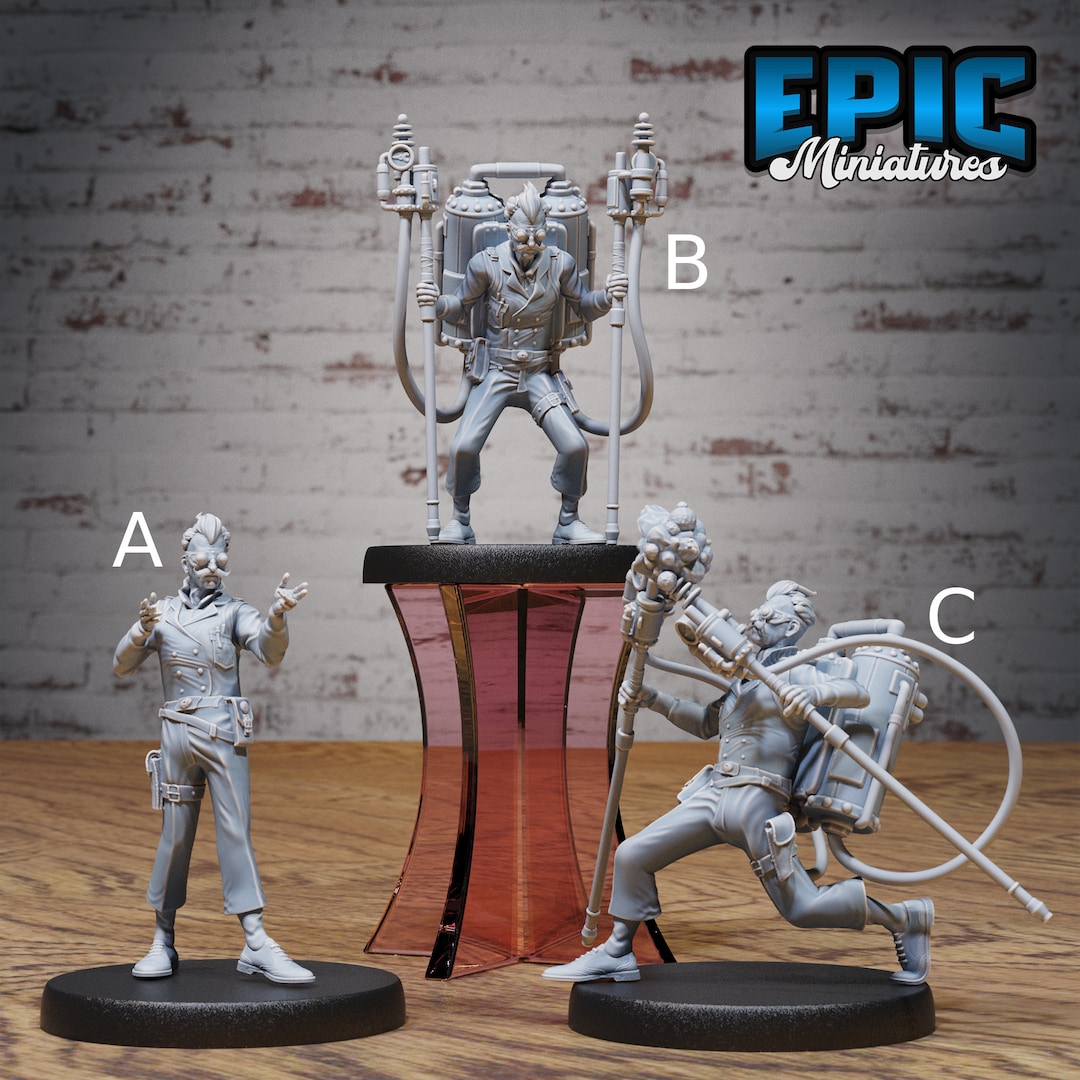 Inventor Joseph Epic Miniatures Steam Inventions 28mm 32mm Steampunk ...