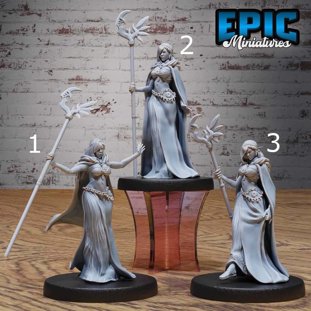Elf Queen- Epic Miniatures | Elven Storm | 28mm | 32mm | Mage | Wizard ...