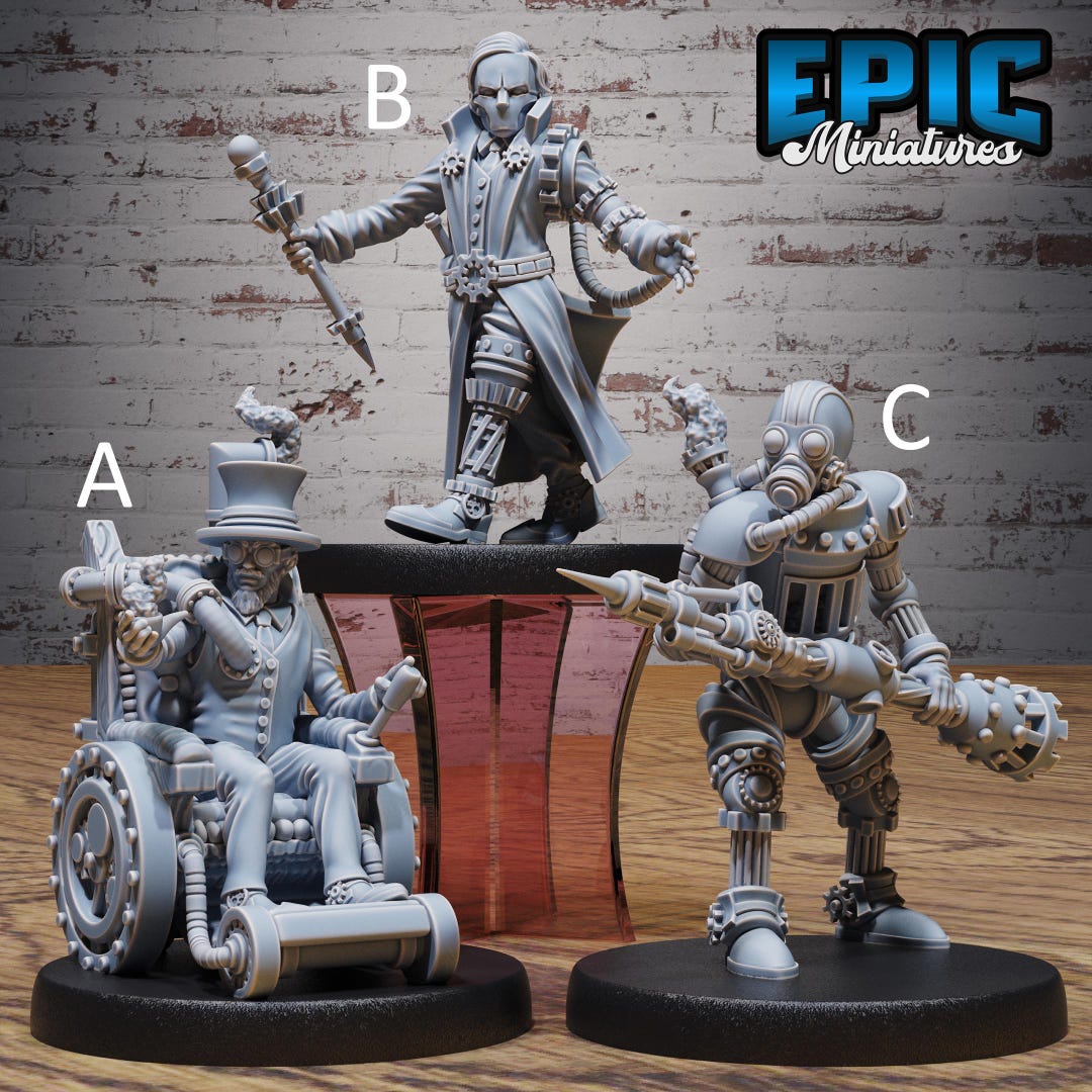 Geartown Inventors - Epic Miniatures | 28mm and 32mm | Wargaming | Dnd ...