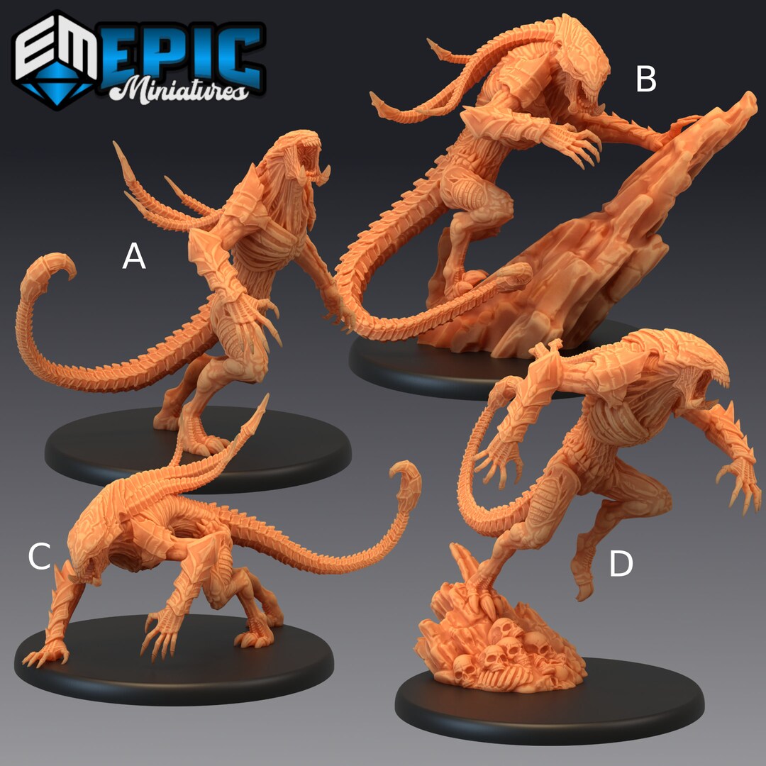 Alien Beast - Epic Miniatures | Pathfinder | 32mm | Aliens | Hunter ...