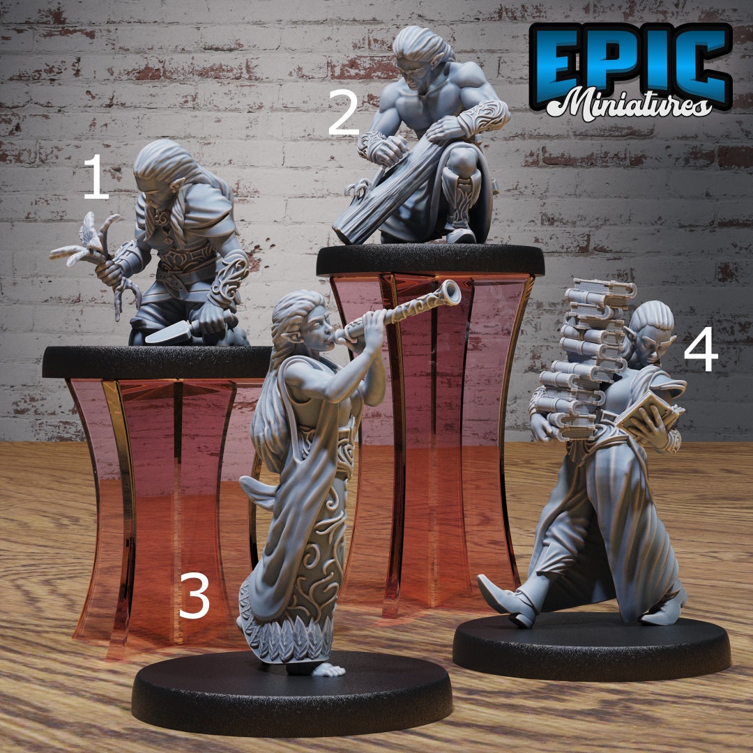Elf Villager - Epic Miniatures | Elven Storm | 28mm | 32mm |PC ...
