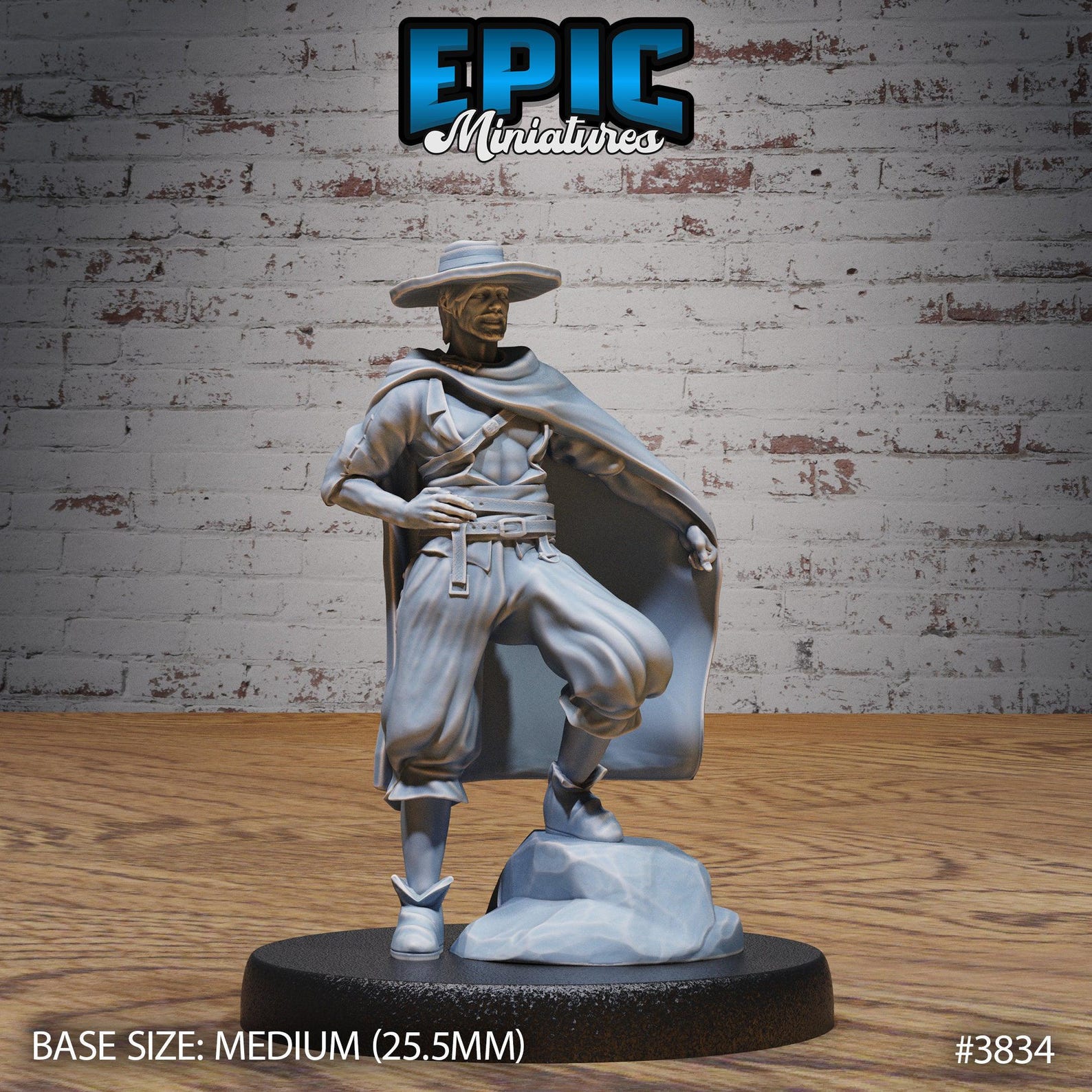 Musketeer Adventurer - Epic Miniatures | 28mm and 32mm | Wargaming ...