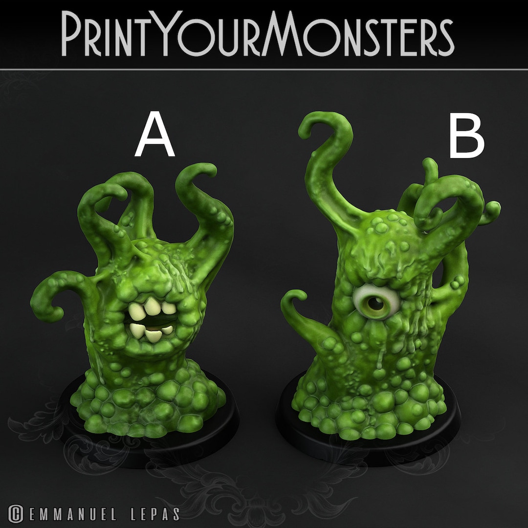 Sentient Ooze Monster - Print Your Monsters | D&D | 32mm | Summon ...