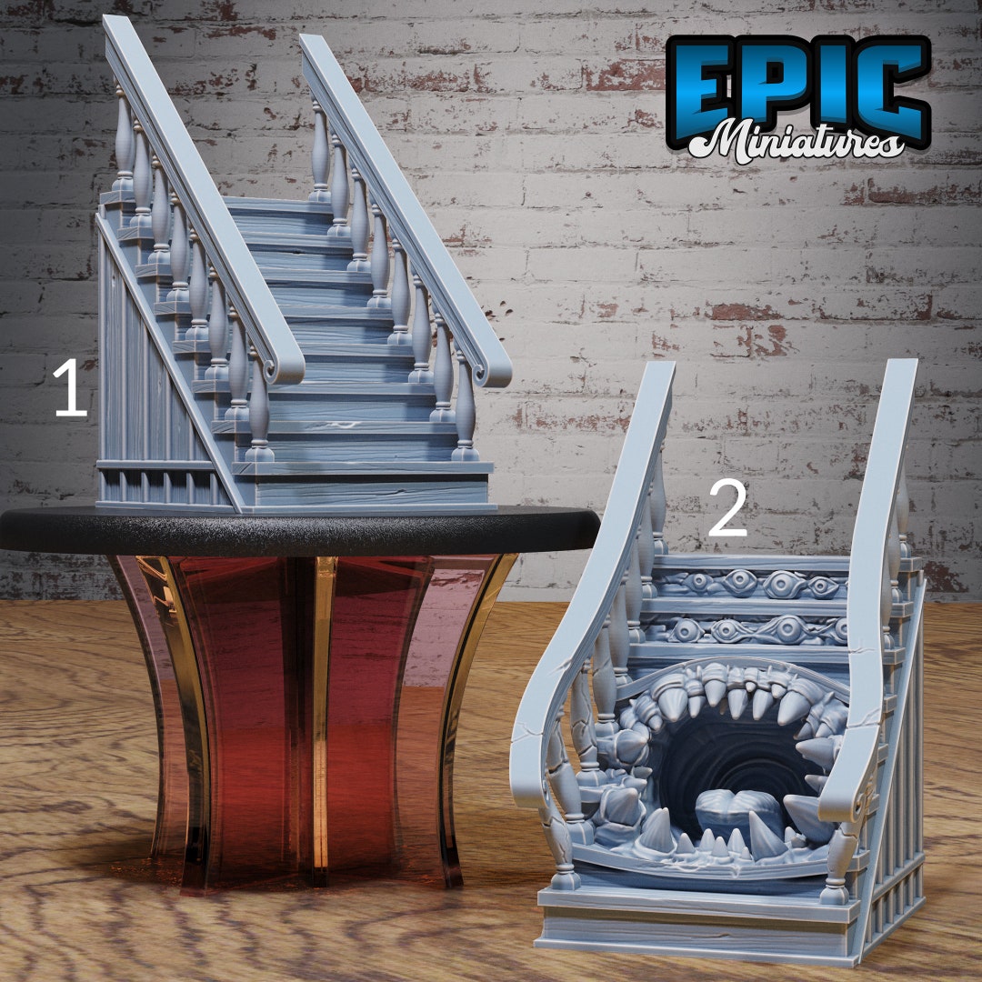 Mimic Stairs Epic Miniatures City Sewers 28mm 32mm Mobster Trap Town - Etsy