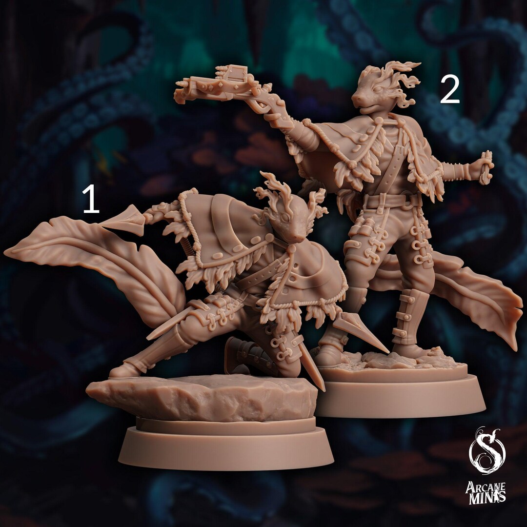 Axolian Ranger, Axolotl Folk Rogue - Sordane Publishing | 28mm and 32mm ...