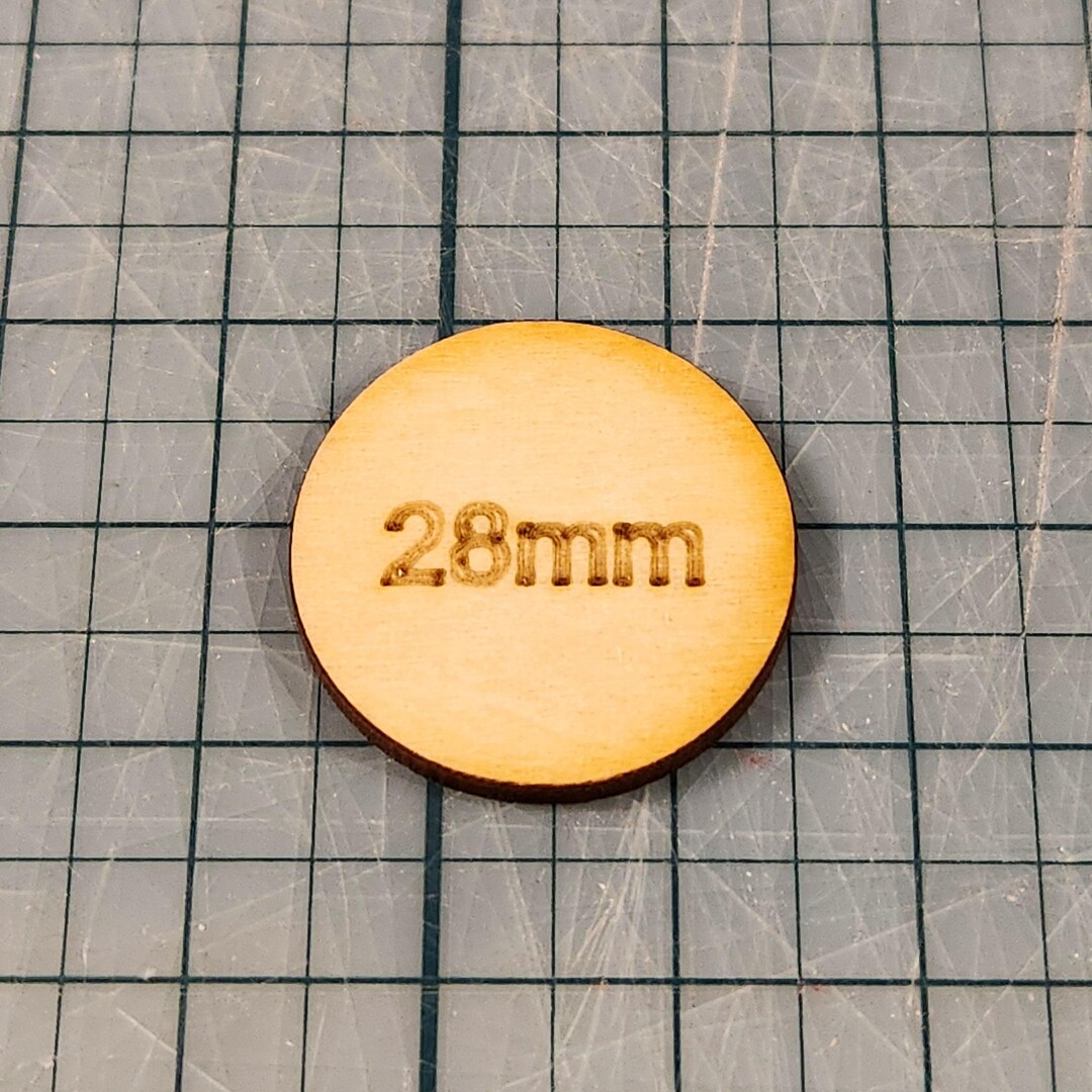Miniature Bases - 28mm Circle, 3mm Thick Plywood | 28mm and 32mm ...