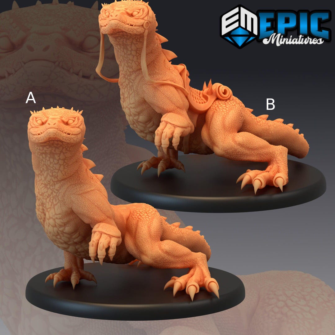Desert Lizard - Epic Miniatures | 28mm and 32mm | Wargaming | Dnd ...