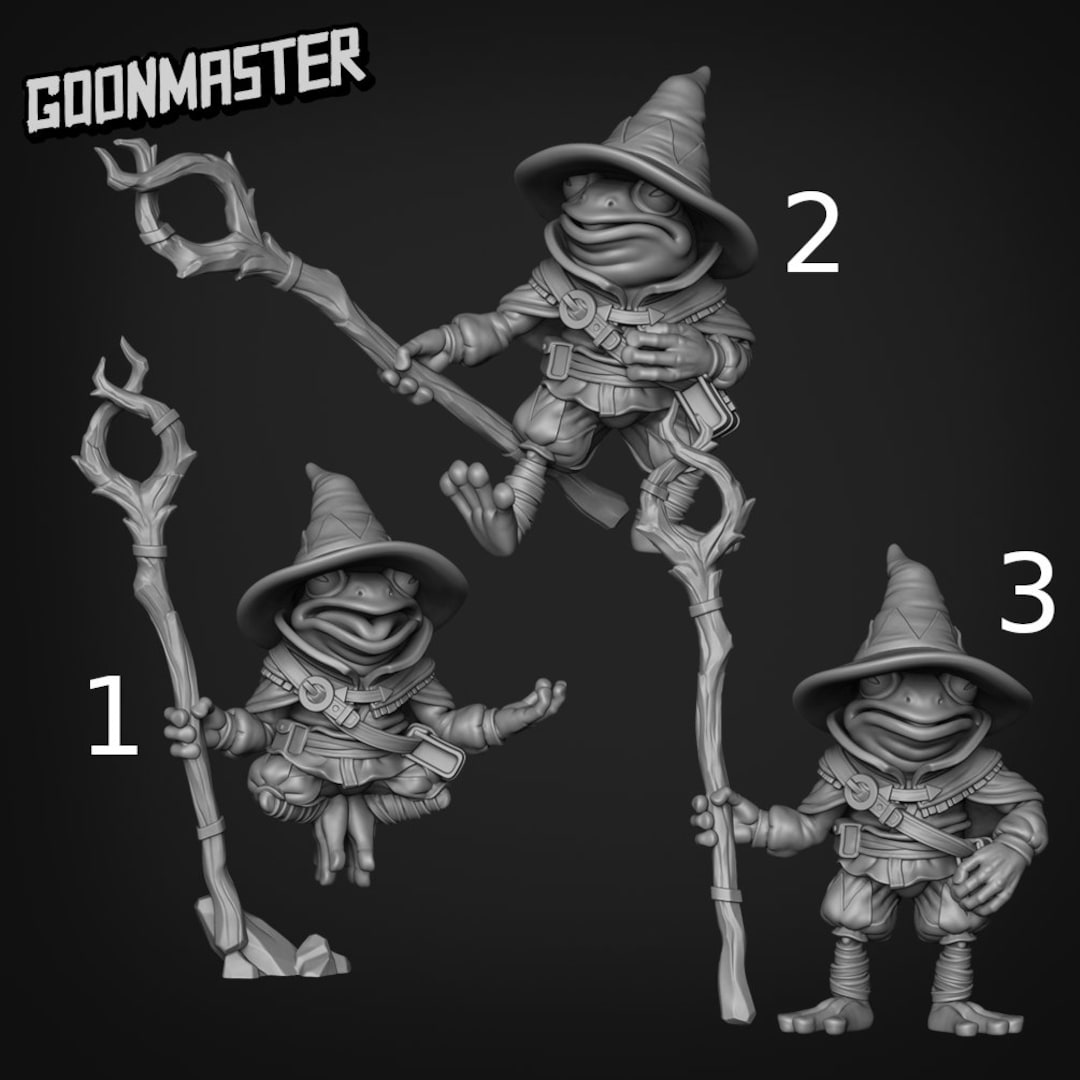 Frog Wizard - Goonmaster | Miniature | Wargaming | Roleplaying Games ...