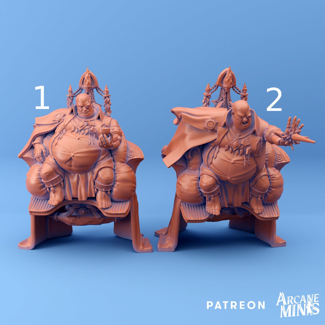 The Baron Arcane Minis 32mm General Captain - Etsy