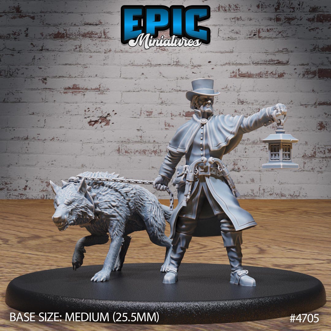 Beast Watch and Tame Wolf- Epic Miniatures | Beast Hunt | 28mm | 32mm ...