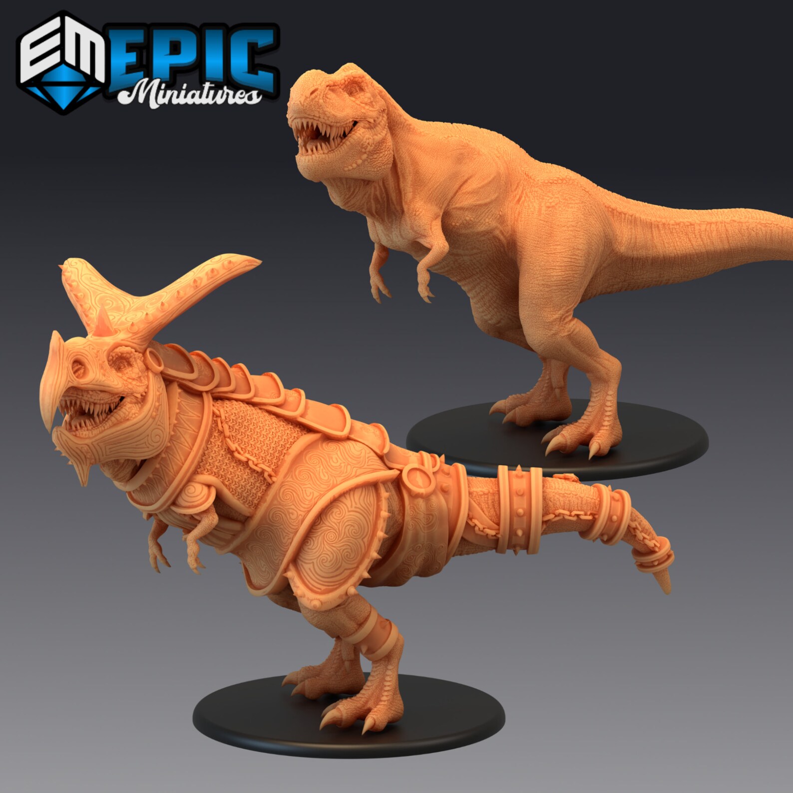 T-rex Epic Miniatures 32mm Tyrannosaurus Rex Dinosaur - Etsy UK