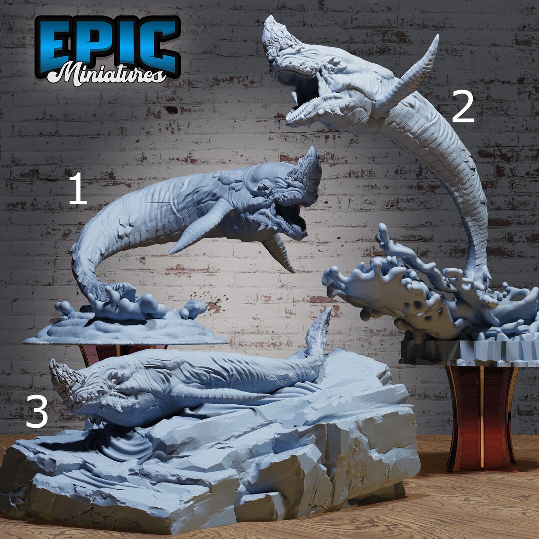 Lava Whale Epic Miniatures Elemental Lands 28mm 32mm Land Shark ...