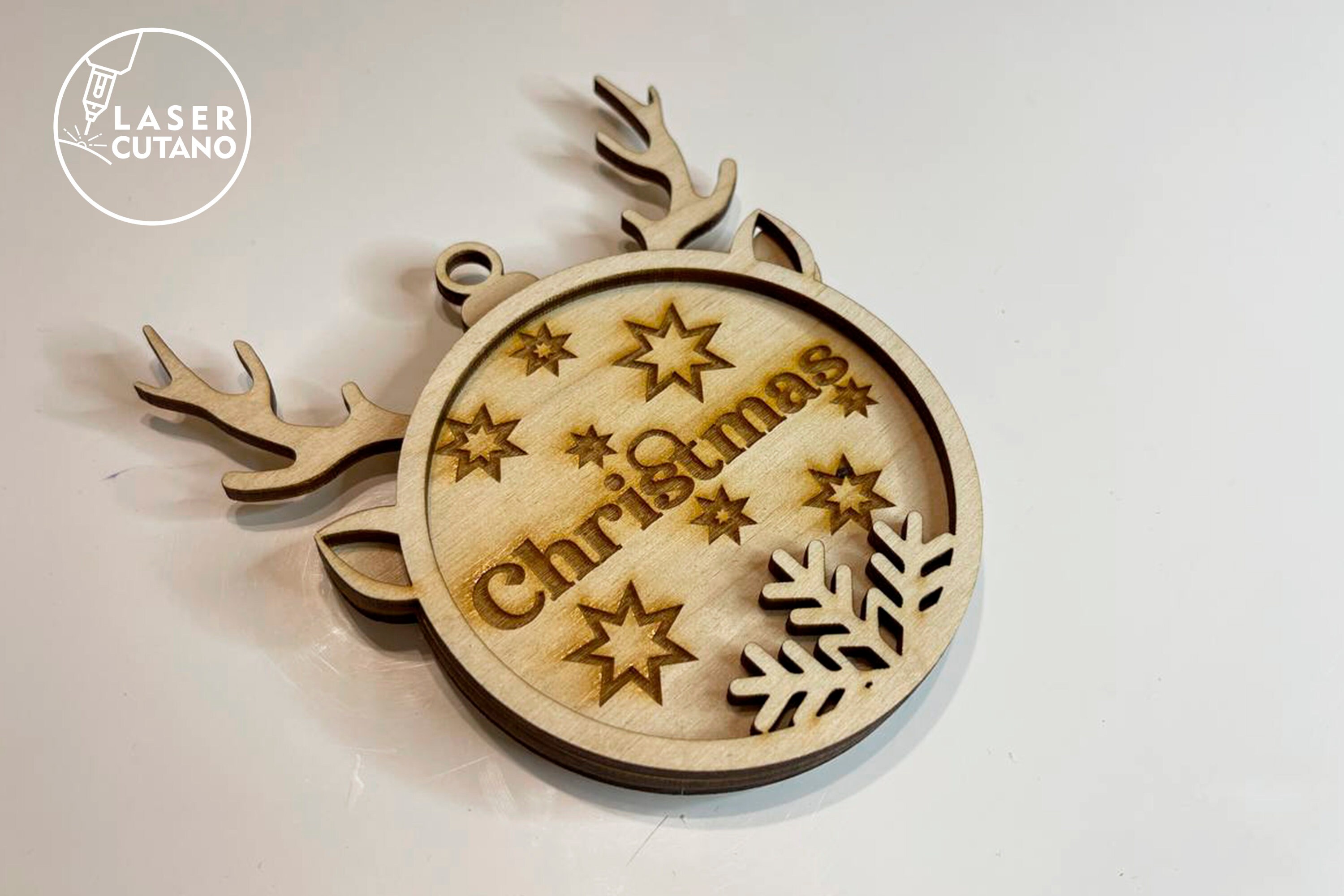 Laser Cut Files Christmas Ornaments Dxf Laser Engraving File and ...