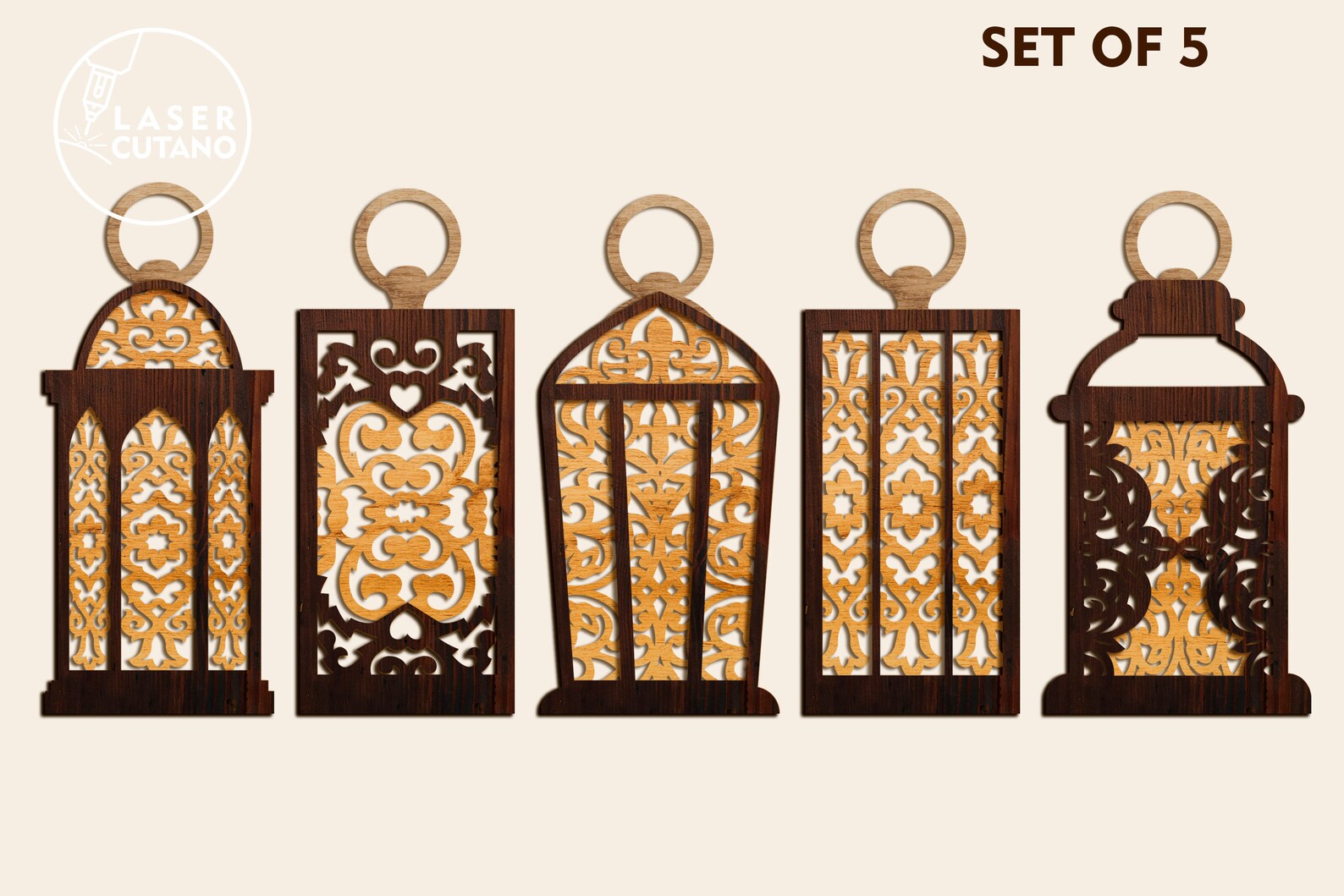 LANTERN Laser Cut File Svg Candle Holder Laser Cut and Tea - Etsy